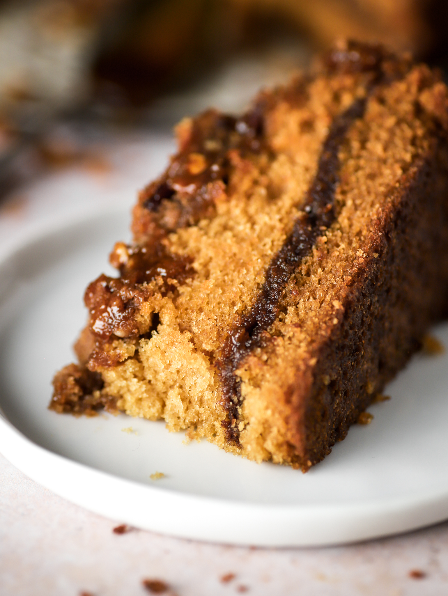 Caramel Pecan Coffee Cake | Sugared & Stirred